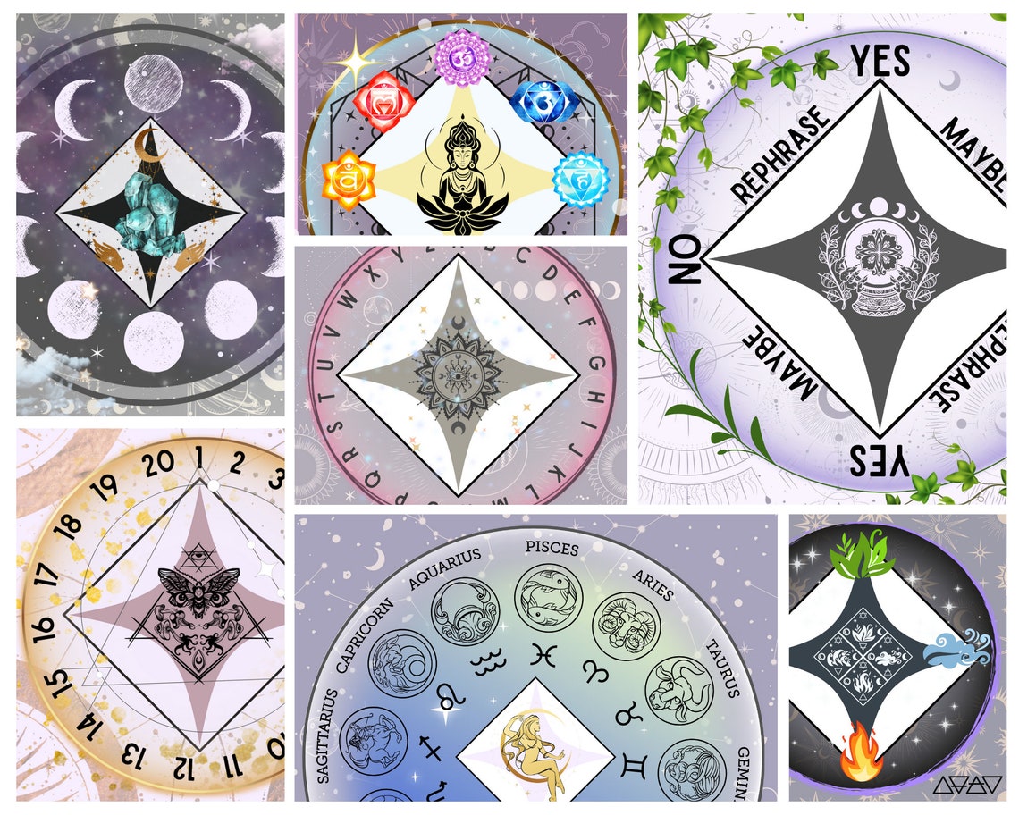 Working With Pendulums Guide and Seven Different Printable Boards - Etsy