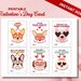 Printable Dog Valentine's Day Cards, Valentine's Day Gift Tags ...
