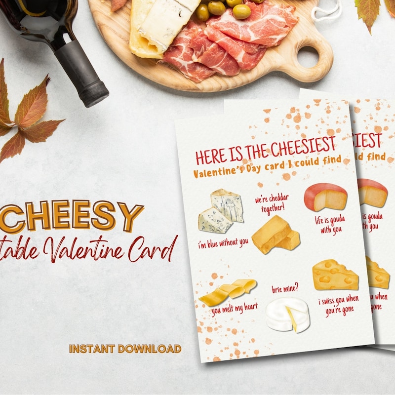 Cheese Card - Etsy