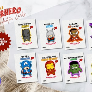 Superhero Valentine's Day Cards, Kids Exchange School, Classroom ...