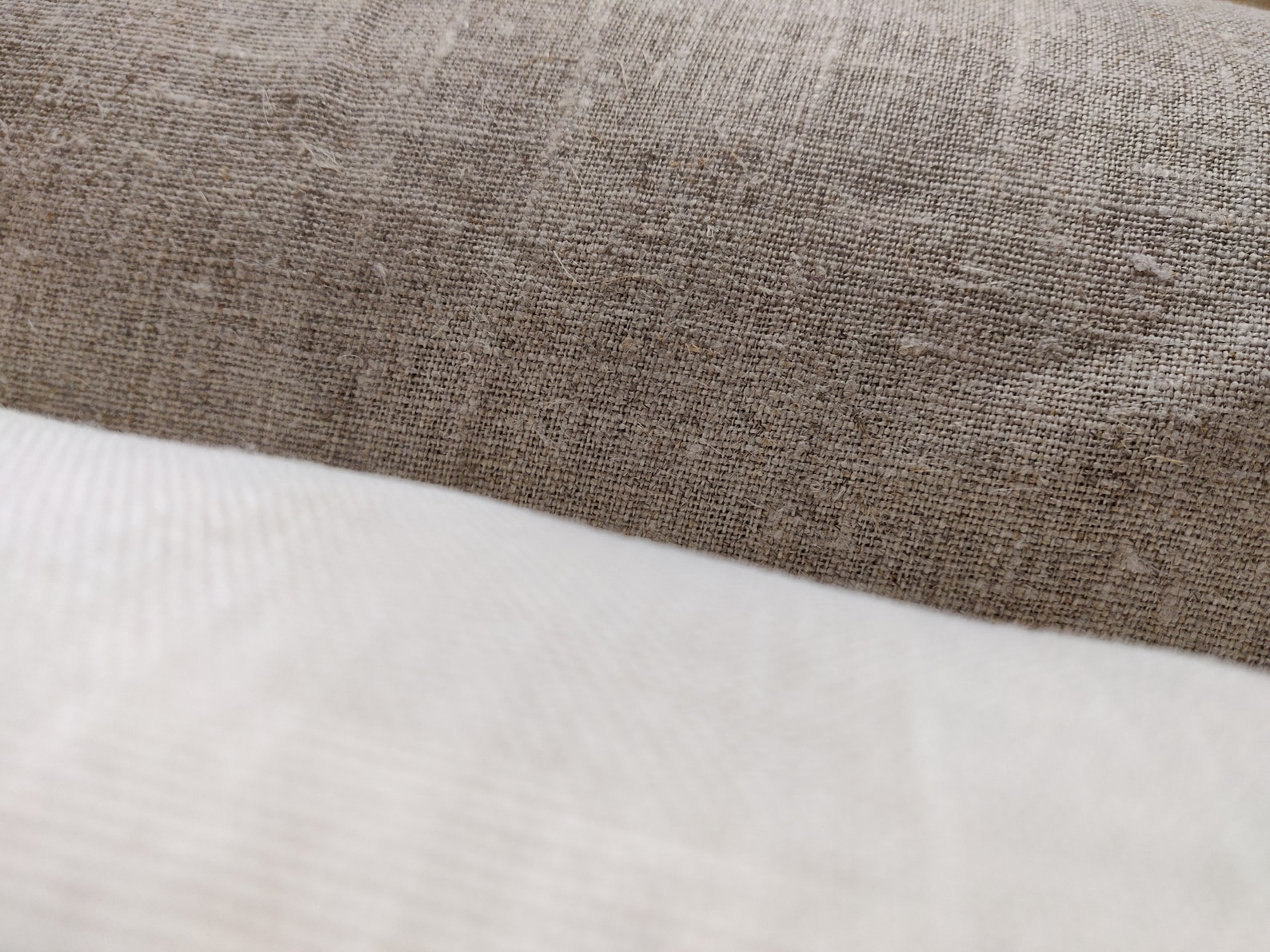 Natural 100% Linen sample Made to Measure Roman Blind,hand Finished ...