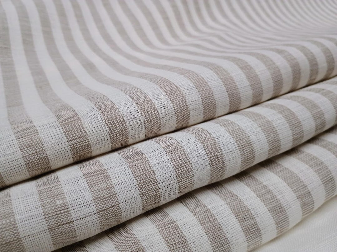 Linen/natural Stripe Roman Blind Fabric Sample. - Etsy UK