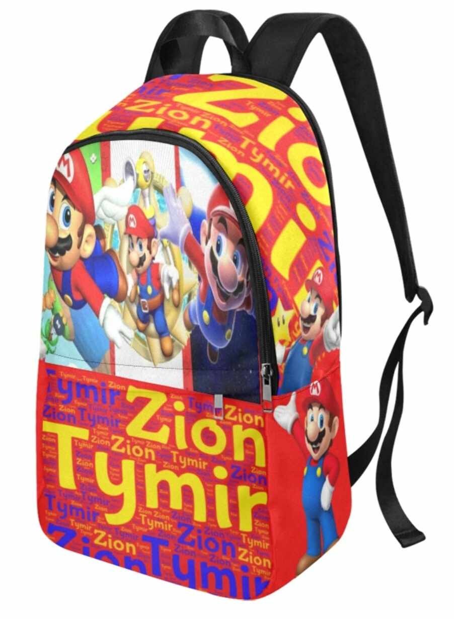 Custom Mario Bros. Backpack backpack Mario Bros - Etsy