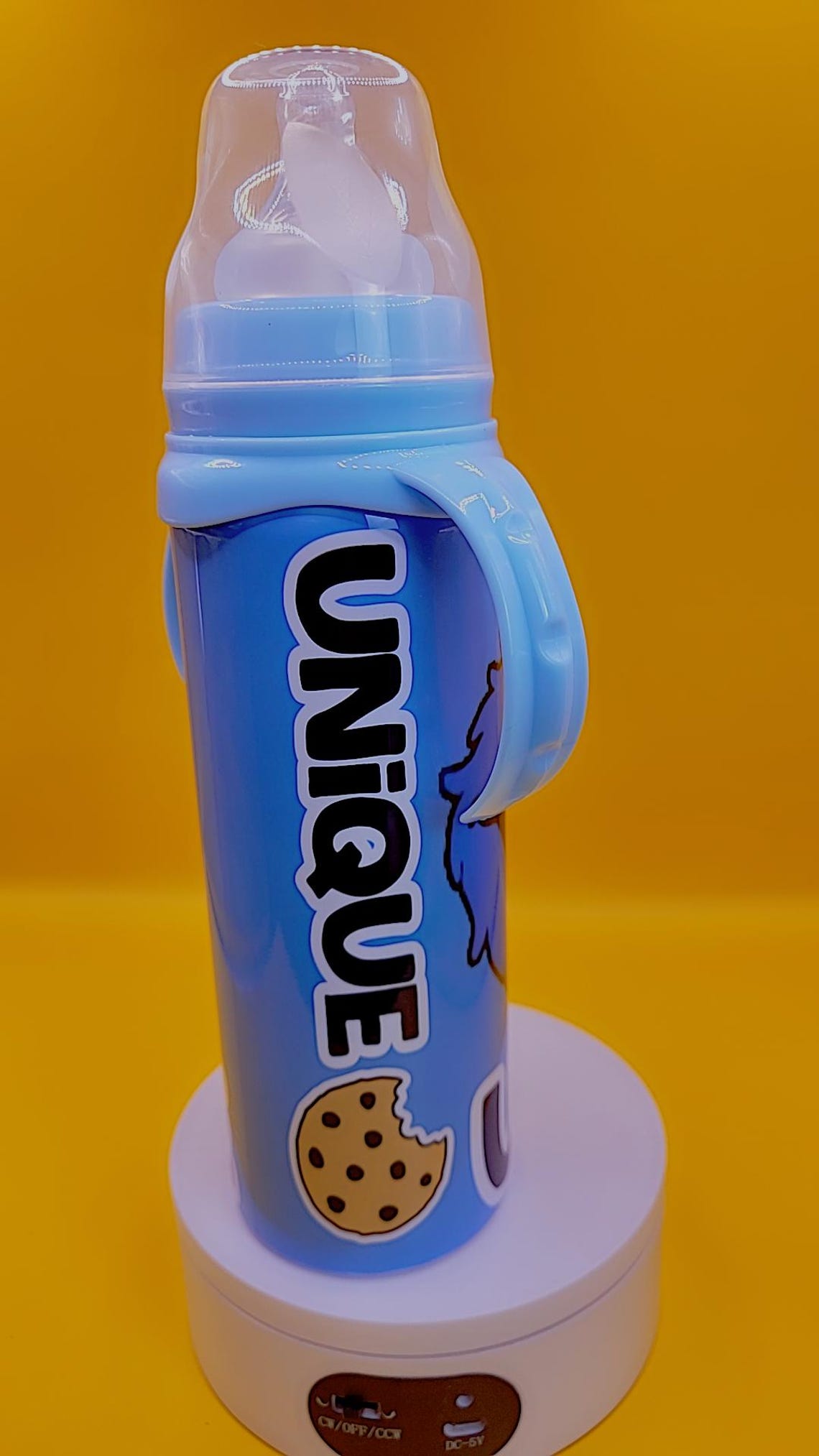 Personalized Character Baby Bottle | Bpa-free Silicone - Etsy
