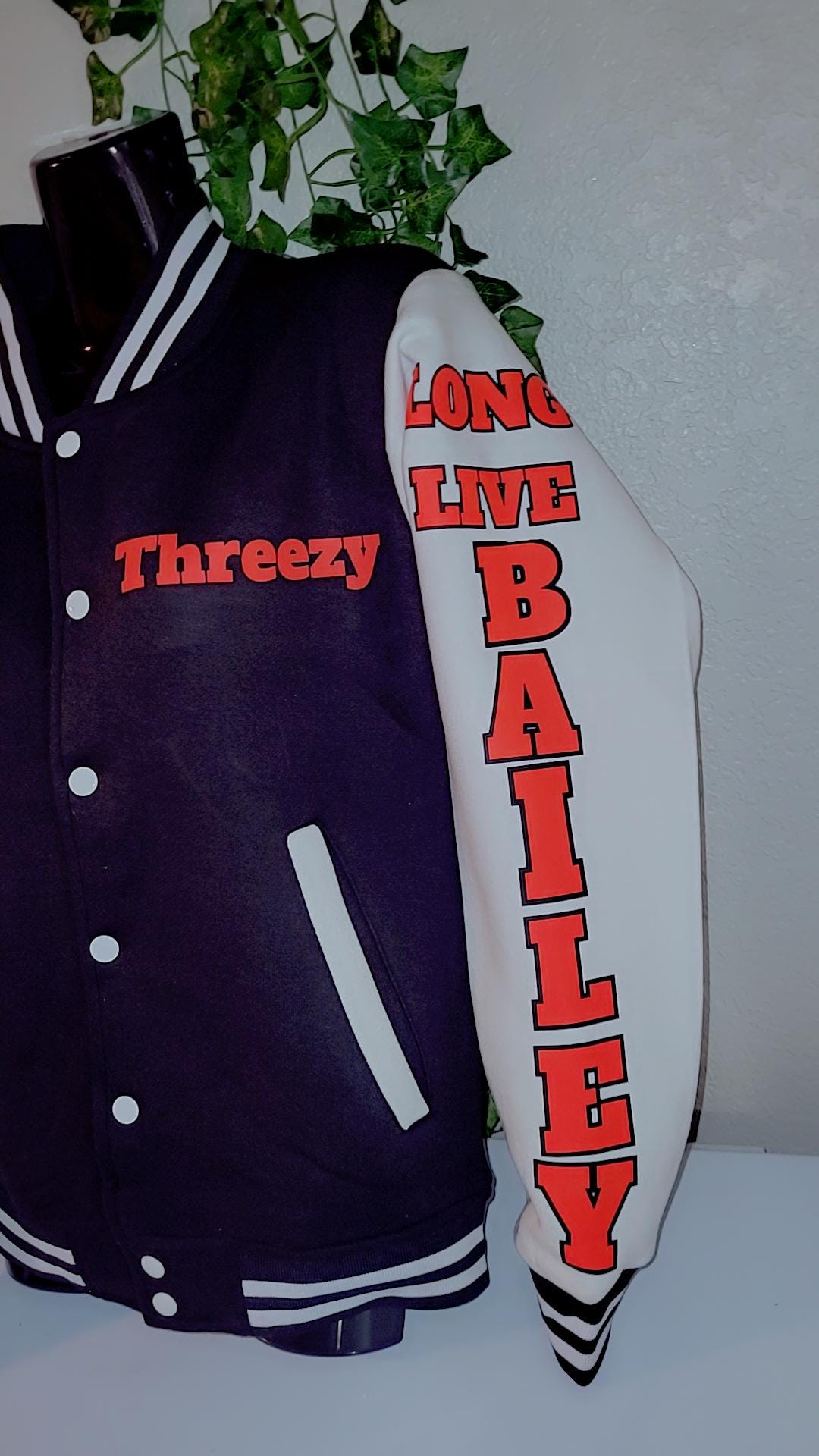 Custom Varsity Jacket | Personalized Bomber | Adult Jean Jacket - Etsy
