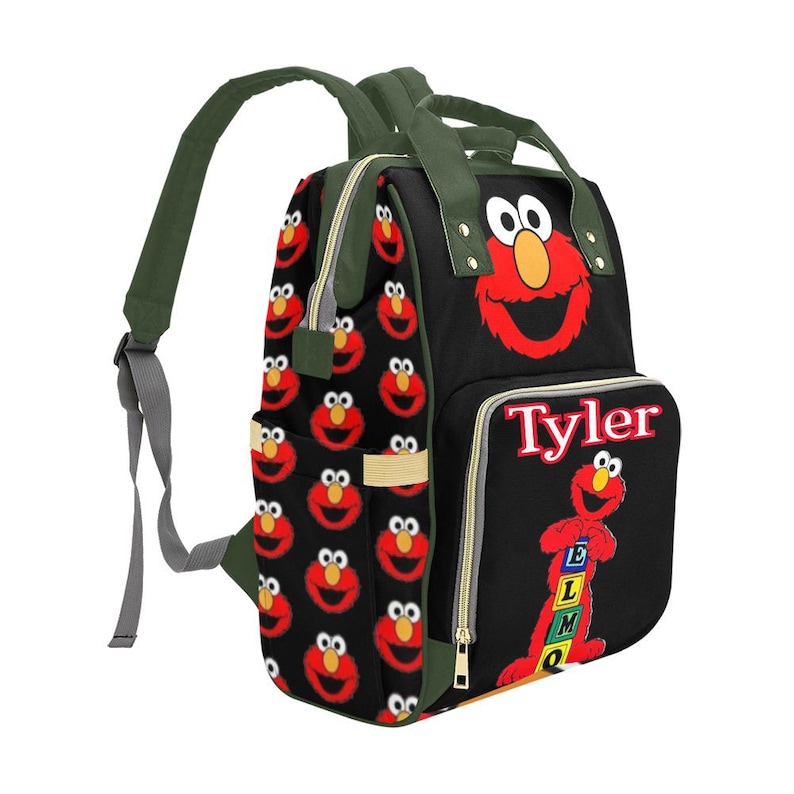 Custom Elmo Baby Bag Personalized Diaper Bag New Parent Baby Shower ...