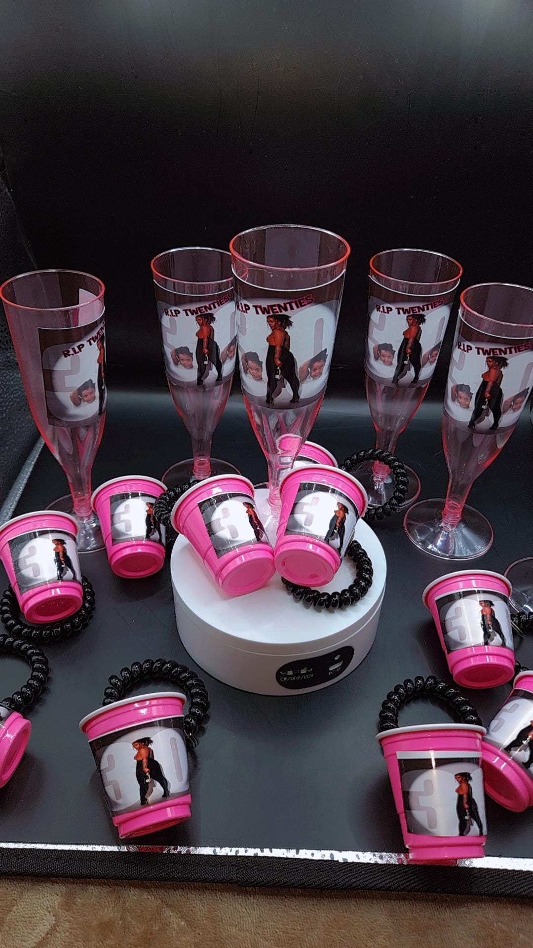 Shot Cups With Bracelets | Personalized Shot Bracelets | Wristband Shot ...