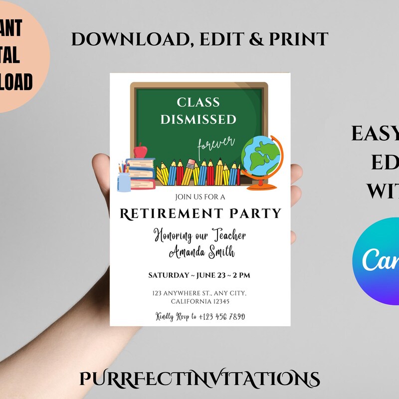 Teacher Retirement Party - Etsy