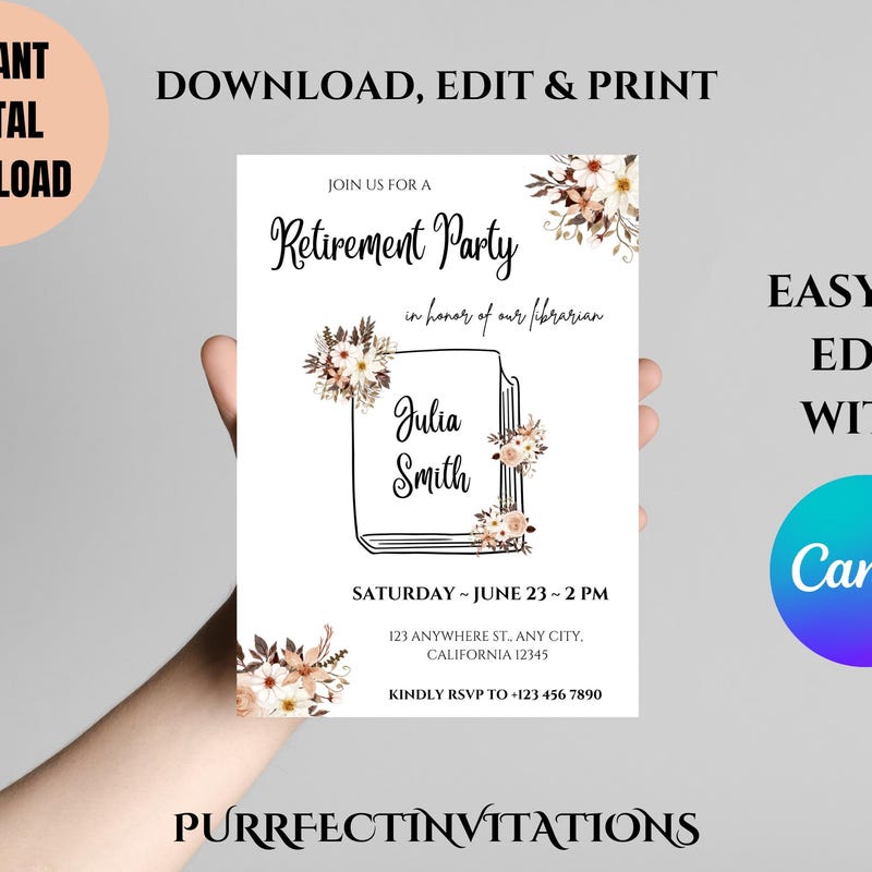 Librarian Retirement - Etsy