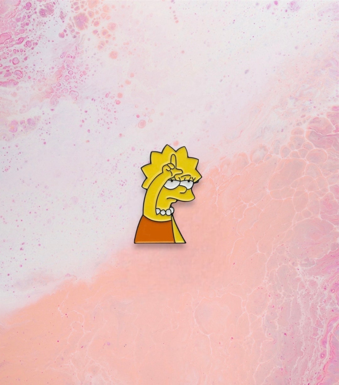 Lisa Simpson Loser the Simpsons Inspired Collectors Pin - Etsy