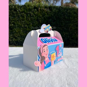 Ms Rach, Ms Rach Favor Boxes, 1st Birthday, Abc Birthday, Favor Boxes ...