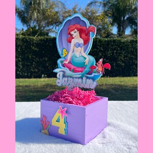 Mermaid Birthday, Ariel Centerpieces, Princess Ariel, Under the Sea ...