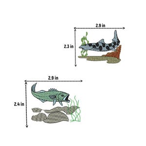 Shark Embroidery Pattern for 4x4 Circle - DIY Design & Instant Download ...