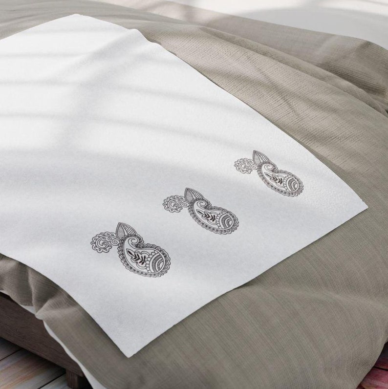 DIY Paisley Embroidery Pattern - 5 Sizes - Stunning for Fashion and ...