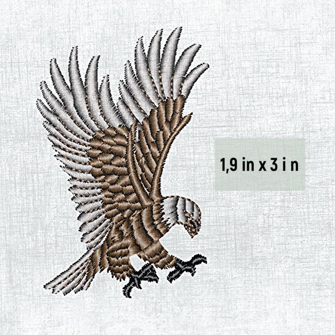 Elegant Eagle Embroidery Pattern - Digital Design File - Etsy