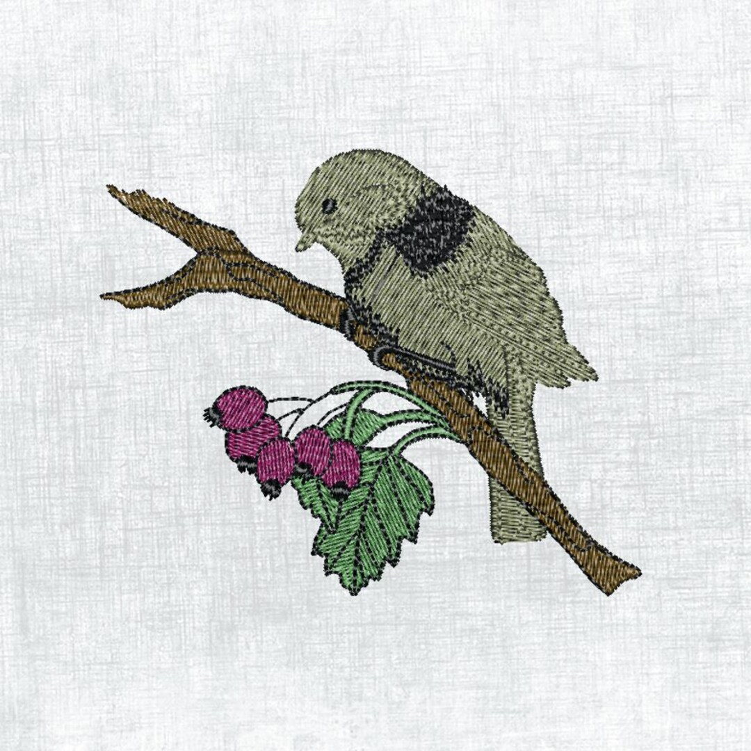 Modern Sparrow Embroidery Design Digital Download Pattern - Etsy