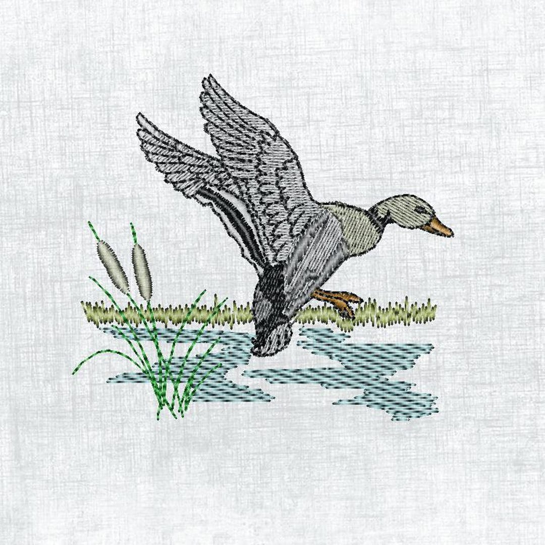 Cute Duck Embroidery Design - Instant Digital Download - DIY Craft - Etsy