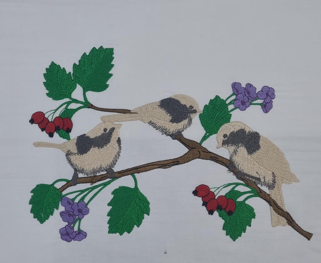 Sparrow Embroidery Design - Instant Access - DIY Embroidery Pattern - Etsy