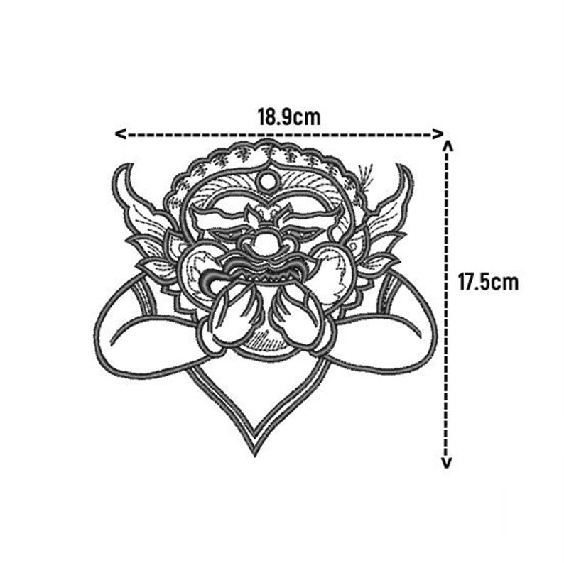 Hanuman Machine Embroidery Design Set - Instant Download, Set of 3 ...