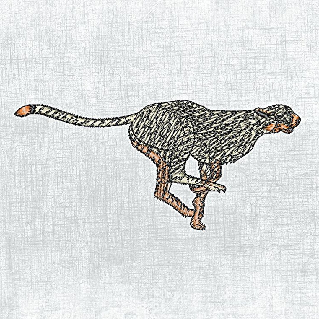 Panther Embroidery Design - Digital File Download - Size: 3.3'' X 1.4 ...