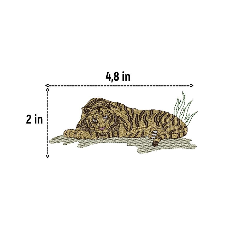 Tiger Embroidery Design Kit Instant Download DIY Tiger Stitching - Etsy