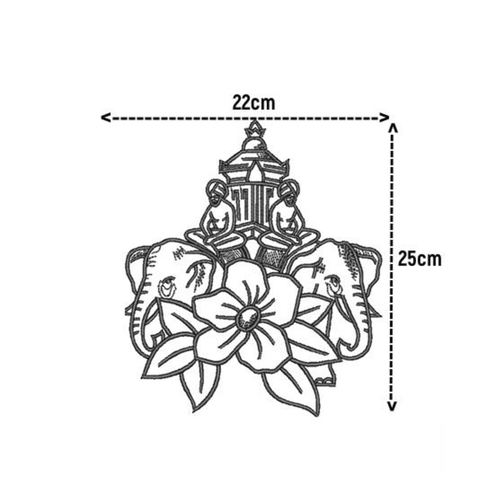 Hanuman Machine Embroidery Design Set - Instant Download, Set of 3 ...