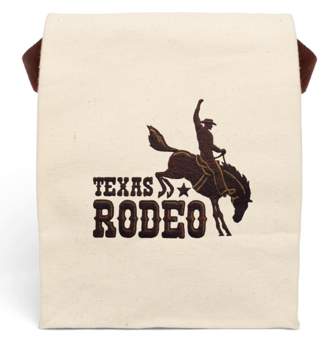 Texan Rodeo Embroidery Design - Apparel and Bag Decoration - 4 Size ...