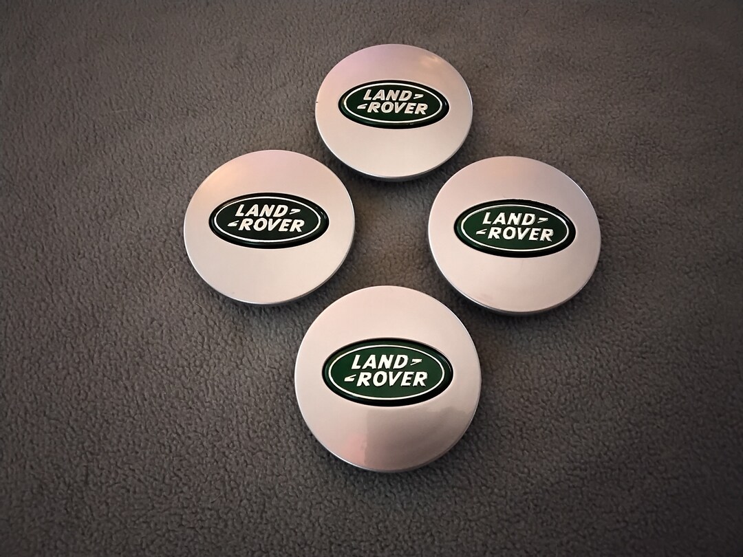 Land Rover Wheel Centre Cap Silver and Green 63mm Set of 4 - Etsy