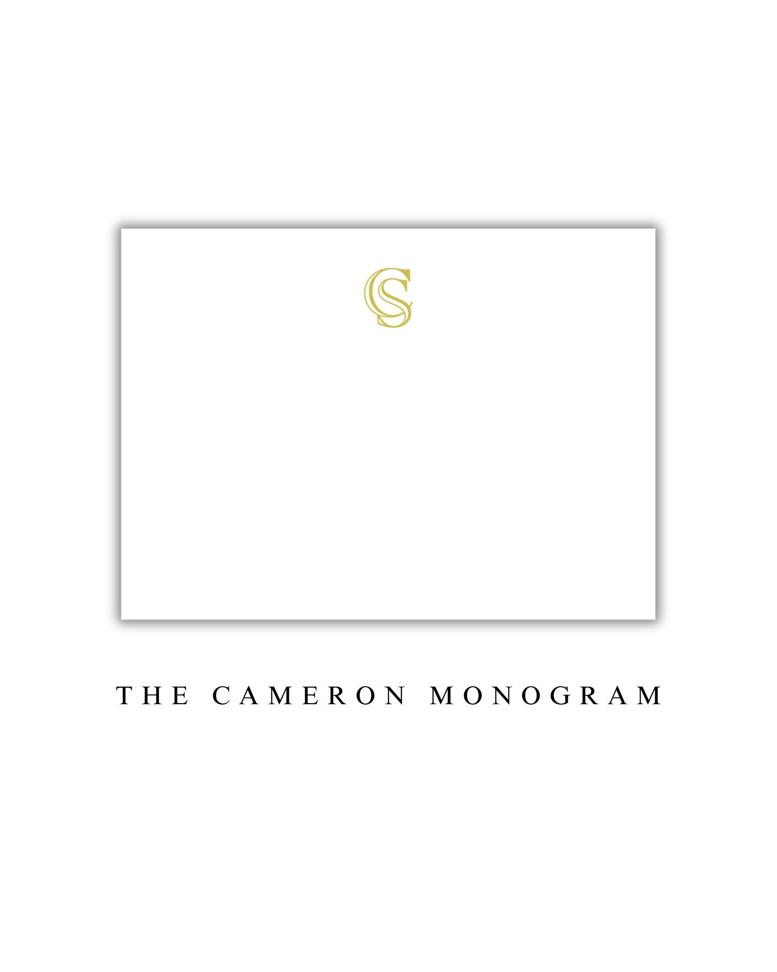 Formal Name Stationery: the Cameron - Etsy