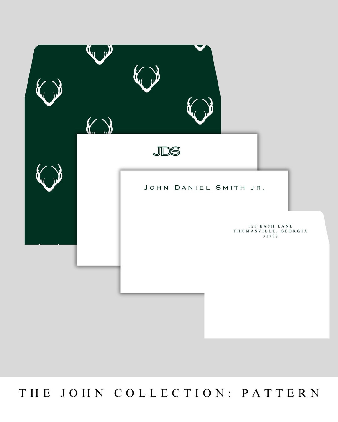 Formal Name Stationery Collection: the John - Etsy