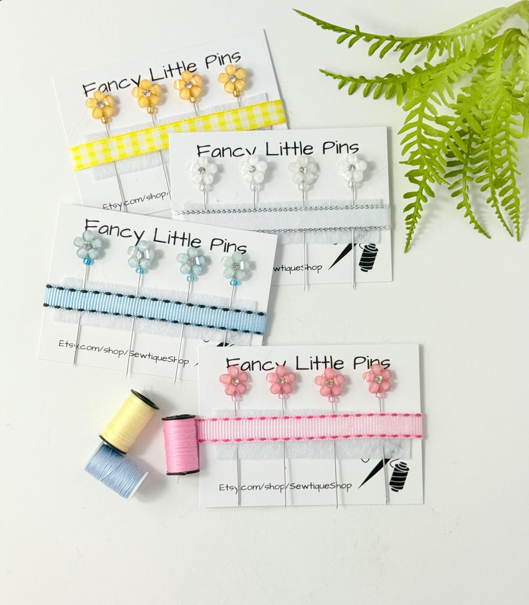 Flower Sewing Pins – Decorative Quilting & Craft Pins for Quilters - Etsy