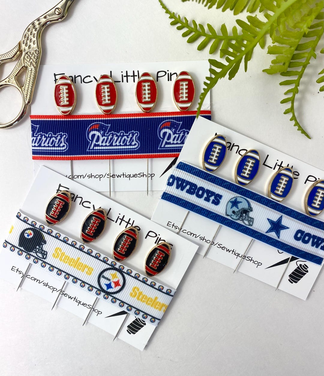 Football Decorative Pins, Fun Craft Pins for Bulletin Boards ...