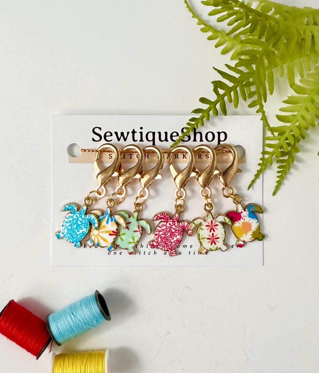 Turtle Stitch Markers – Colorful Knitting & Crochet Accessories Set - Etsy
