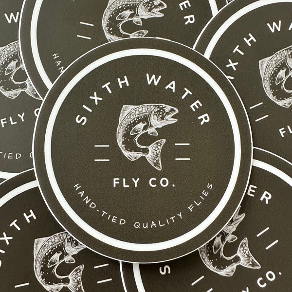 Fly Fishing Sticker - Etsy