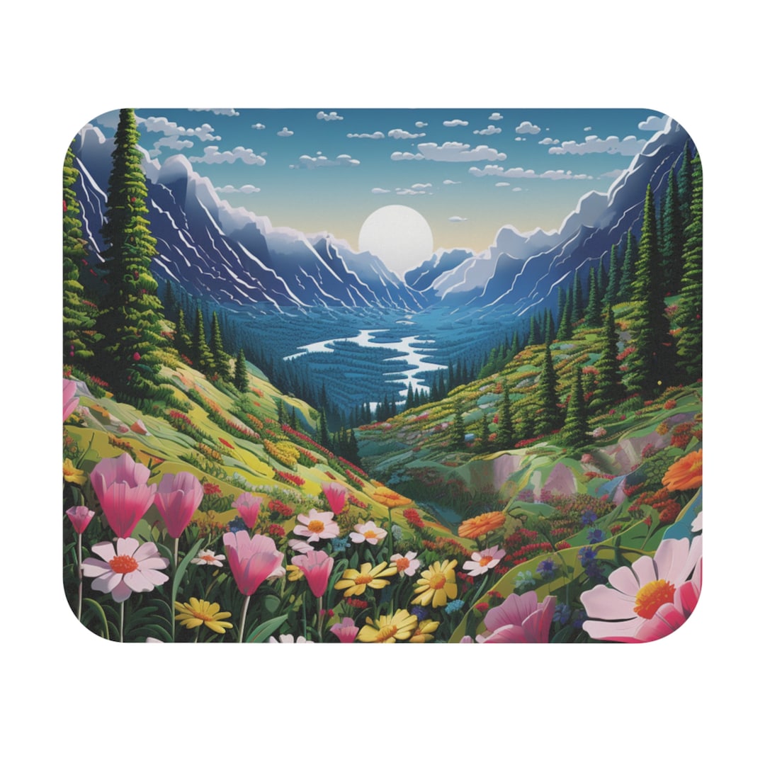 Wildflowers Inspired Mouse Pad (rectangle) - Etsy