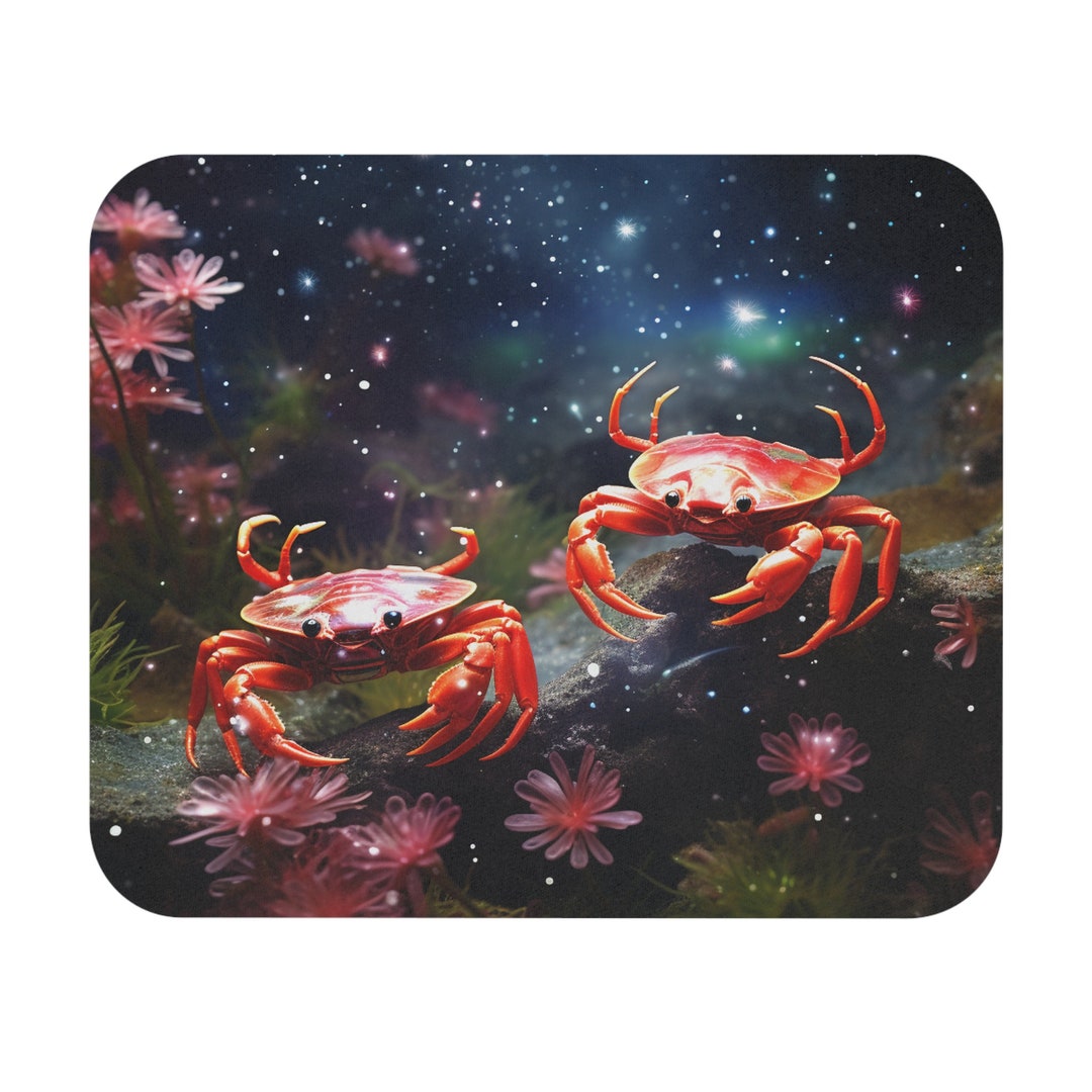 Two Crabs Mouse Pad (rectangle) - Etsy