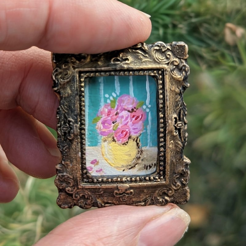 Framed Micro Painting - Etsy