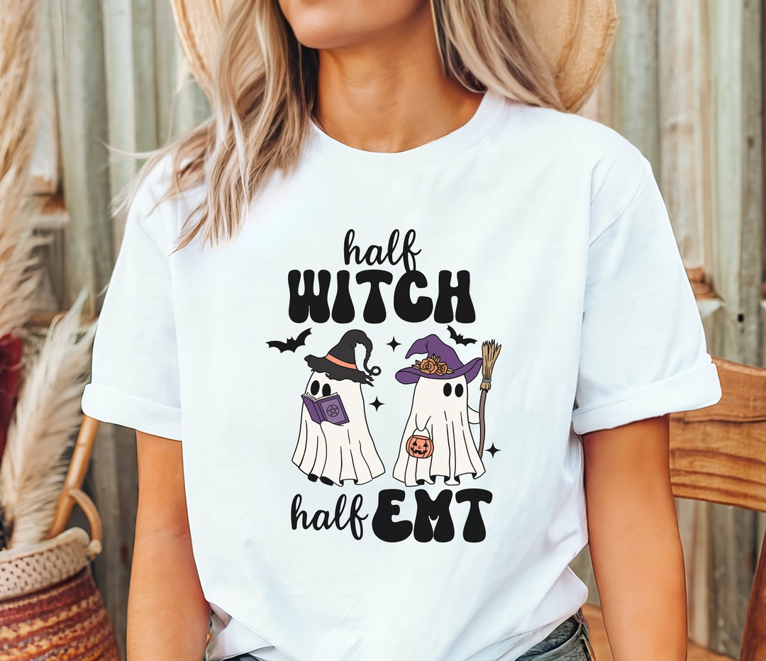 EMT Crew Witchy T Shirt Gift Women Men, EMT Week Instructor Crewneck ...