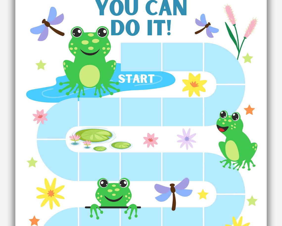 Frog Reward Chart, Reading Reward Chart, Classroom Reward Chart, Adult ...