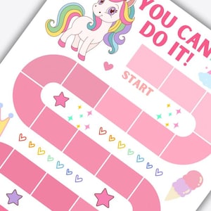 Girl Reward Chart Printable - Sticker Chart, Behavior, Star Chart ...