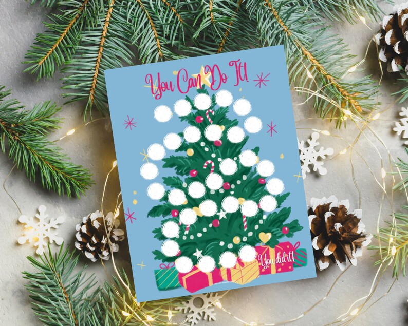 Festive Classroom Reward Chart: Printable Christmas-themed Behavior ...