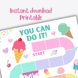 Ice Cream Reward Chart, Behavior Chart, Sticker Chart, Potty Training ...