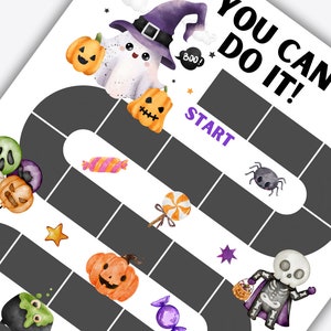 Halloween Reward Chart: Kids Fall Habit Tracker (printable PDF) - Etsy