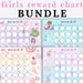 Girls Potty Training Chart Bundle, Fairy Dragon Reward Chart, Unicorn ...