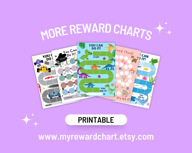 Kids Printable Reading Chart, Reading Reward Chart, Kids Reward Chart ...