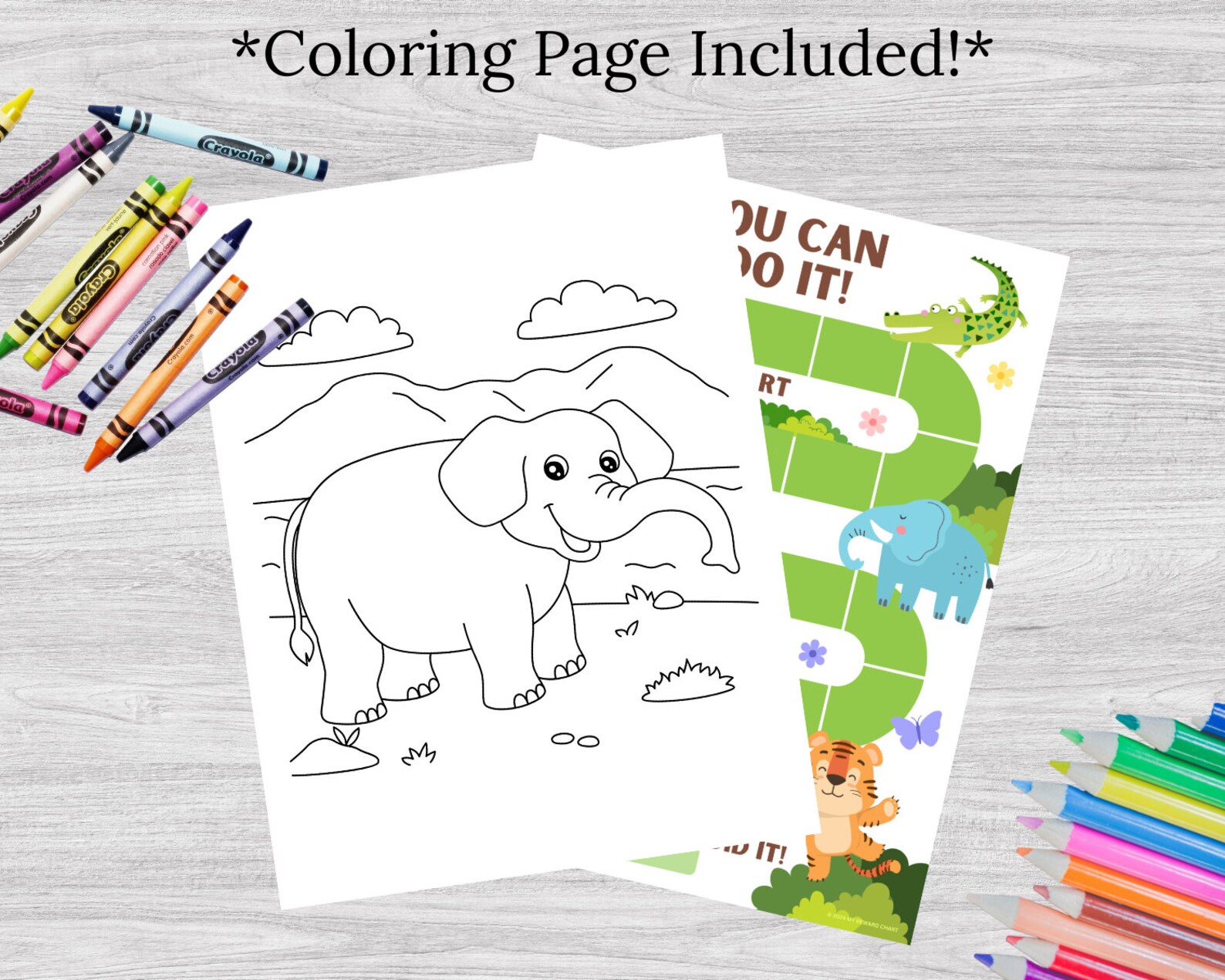 Printable Reward Chart, Jungle Reward Chart, Zoo Sticker Chart, Monkey ...