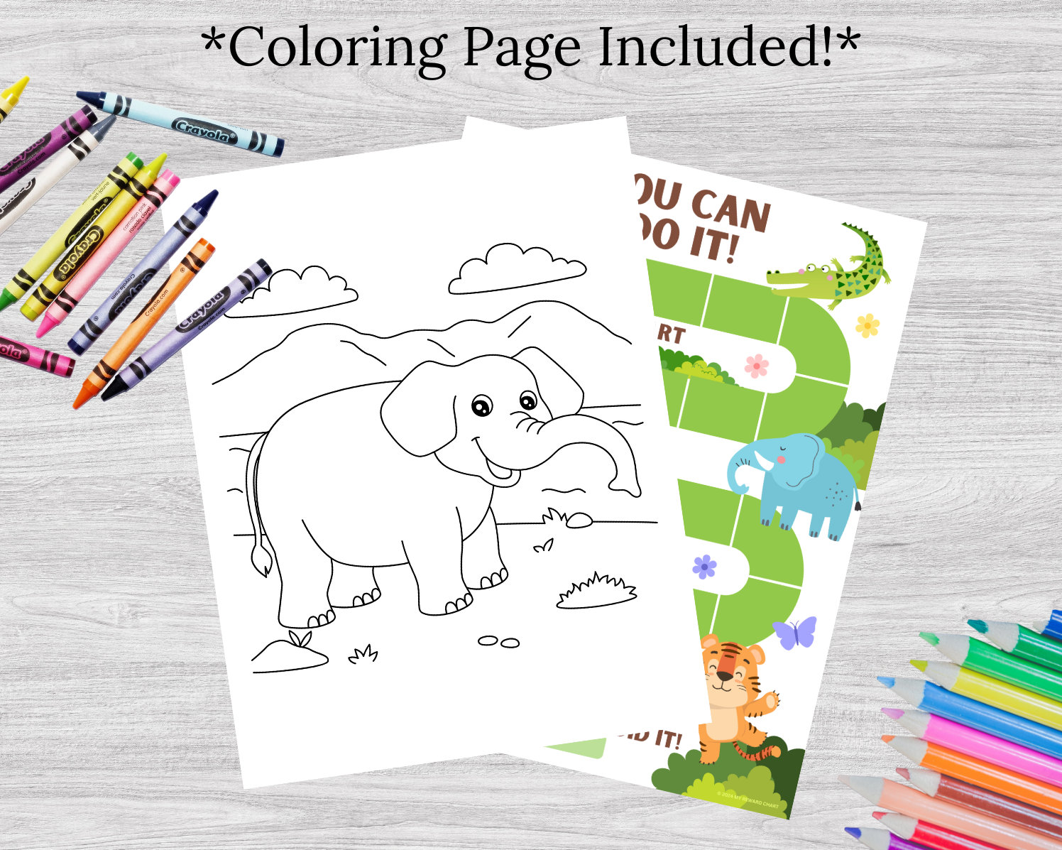 Printable Reward Chart, Jungle Reward Chart, Zoo Sticker Chart, Monkey ...