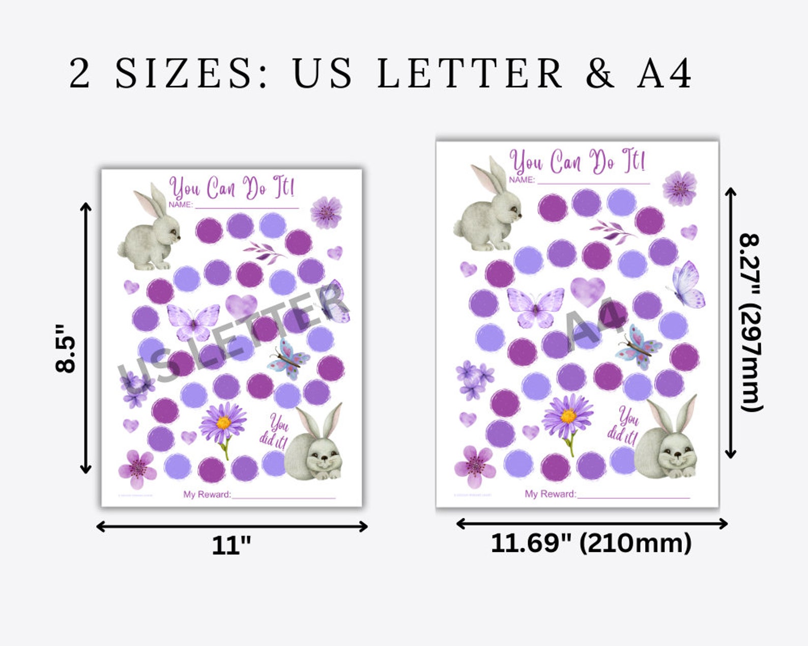 Printable Reward Chart, Easter Reward Chart, Potty Training Chart, Kids ...