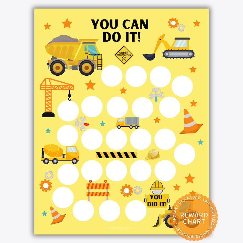 Sticker Chart Habit - Etsy