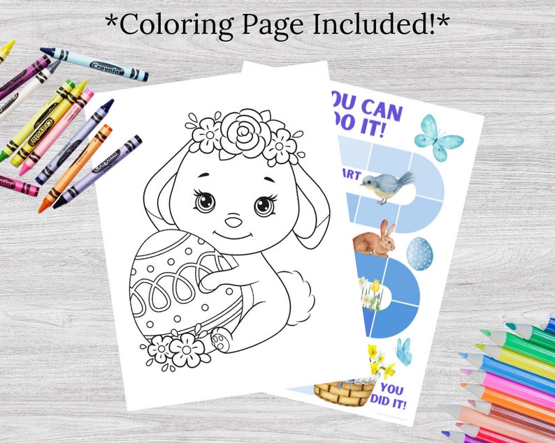 Easter Reward Chart Printable, Potty Training Chart, Behavior Chart ...